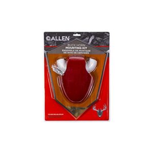 Allen Company Antler Mounting Kit with Skull Cover & Engraveable Plaque,Red,One Size,561