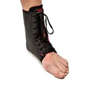 McDavid Ankle Brace with Lace-Up & Stays, Maximum Support, Comfortable Compression & Breathable Design