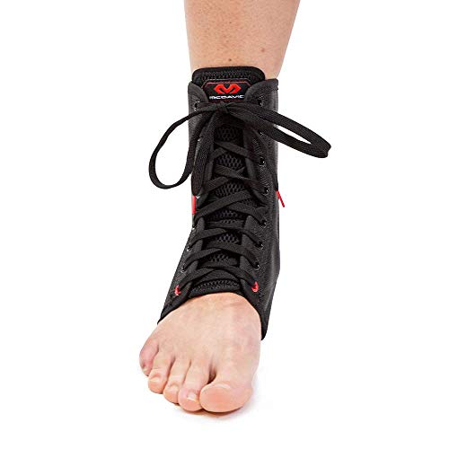 McDavid Ankle Brace with Lace-Up & Stays, Maximum Support, Comfortable Compression & Breathable Design