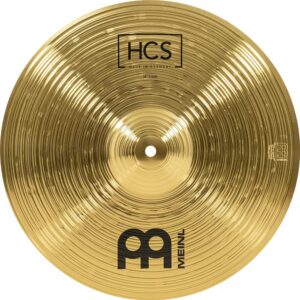 meinl percussion hcs 14" crash cymbal for drum set — made in germany — traditional medium brass, 2-year warranty, (hcs14c)