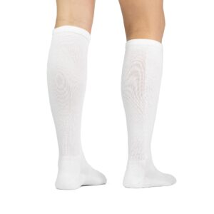 fox river standard fatigue fighter work over-the-calf socks, white (medium weight)