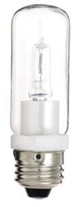 satco s3474 1/card 120v 150-watt t10 medium base light bulb, clear