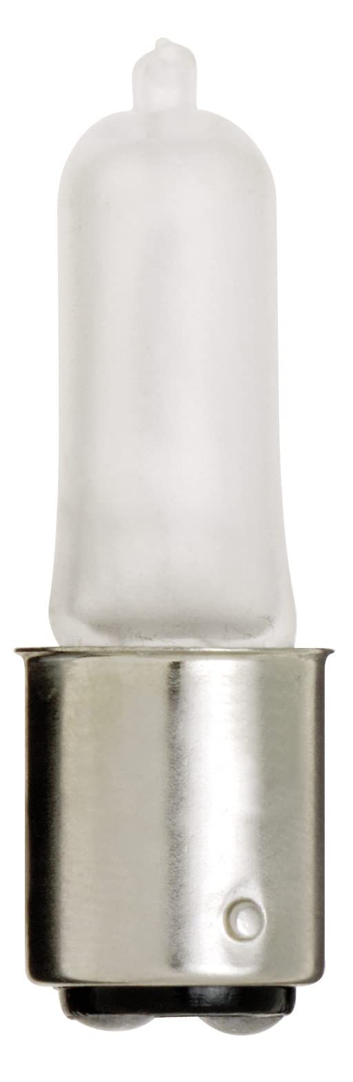 Satco S1982 Bayonet Light Bulb in White Finish, 2.94 inches, 1 Count (Pack of 1), Frosted