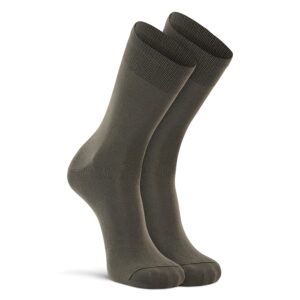 foxriver womens wick dry auras ultra-lightweight liner crew hiking-socks, olive, medium us