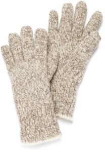 foxriver men's three layer glove, brown tweed, small