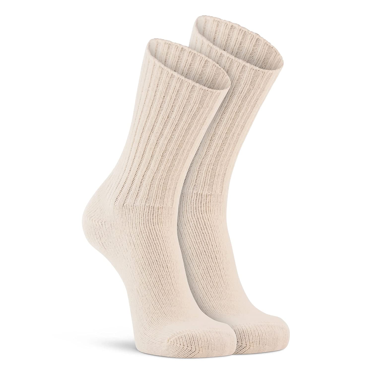 Fox River Classic Wool Crew Sock , Medium Weight, Everyday Sock, Easy Care, Shock-Absorbing, Comfortable for Outdoor Activities, Natural, X-Large