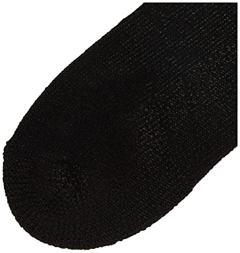 thorlos mens Wgx Max Cushion Work Crew Hiking Socks, Black, X-Large US