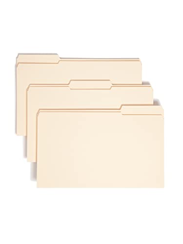 Smead File Folders, Reinforced 1/3-Cut Tab, 1-1/2" Expansion, Legal Size, Manila, 50 Per Box (15405)