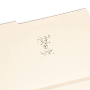 Smead File Folders, Reinforced 1/3-Cut Tab, 1-1/2" Expansion, Legal Size, Manila, 50 Per Box (15405)