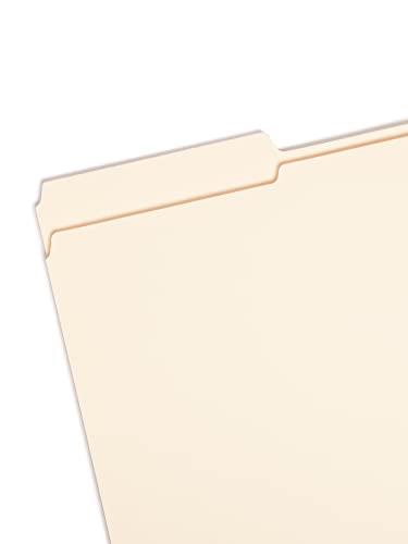 Smead File Folders, Reinforced 1/3-Cut Tab, 1-1/2" Expansion, Legal Size, Manila, 50 Per Box (15405)