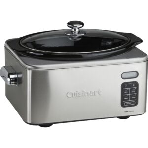 cuisinart psc-650 stainless steel 6-1/2-quart programmable slow cooker (silver)