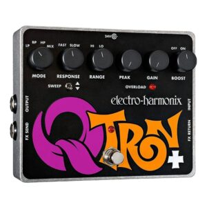 electro-harmonix q-tron plus envelope filter with effects loop pedal