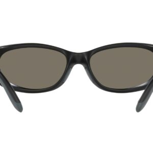 Costa Del Mar Man Sunglasses Matte Black Frame - Blue Mirror Lenses - 61MM