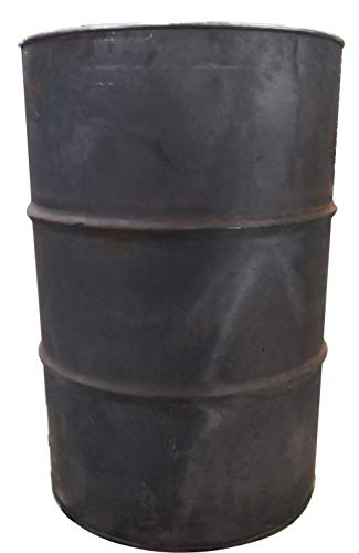 Vogelzang US DR55 55 Gallon Drum for Barrel Camp Stove Kit, Gray , Small