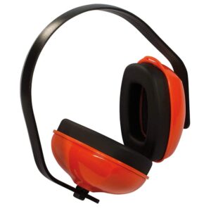 stens 751-666 ear muff, nrr 25 orange