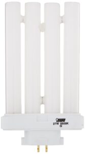 feit electric bppl27f/65 27 watt daylight 4 pin compact fluorescent light bulb