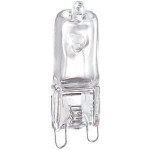 westinghouse 04870 25-watt g9 clear halogen bulb , white