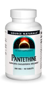 source naturals pantethine 300mg - 90 tablets