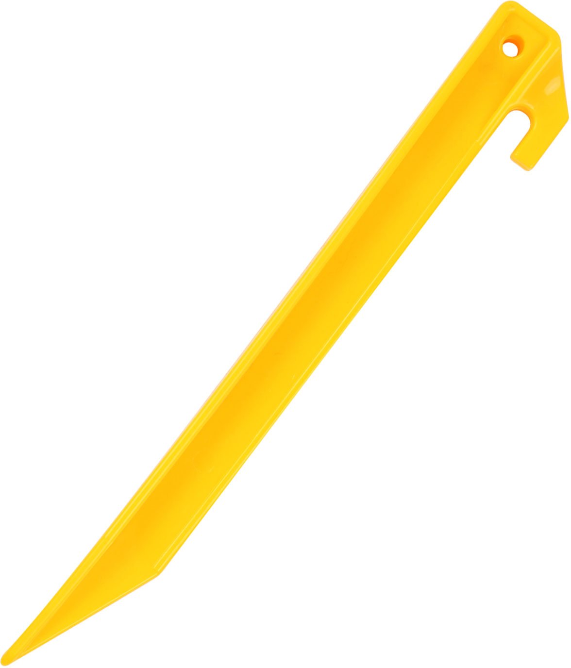 240-Pack Bright Yellow 9" Durable Plastic Tent Pegs Spikes Hook - Heavy Duty Camping Tent Stakes for Secure Tent Setup and Outdoor Adventures