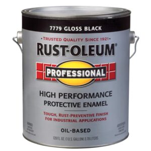 rustoleum #7779402 - protective enamel paint, gloss black , 1 gallon