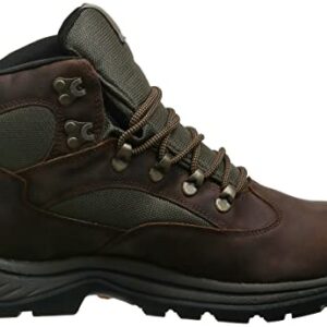 Timberland Men's Chocorua Trail Mid Waterproof Hiking Boot, Brown/Green, 12 D - Medium