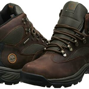 Timberland Men's Chocorua Trail Mid Waterproof Hiking Boot, Brown/Green, 12 D - Medium