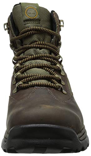 Timberland Men's Chocorua Trail Mid Waterproof Hiking Boot, Brown/Green, 12 D - Medium