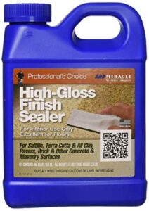 miracle sealants hgfs6qt high finish sealer color & gloss enhancers, quart, clear, 32 fl oz