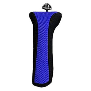 hybrid golf club headcover by proactive sports (black/blue)