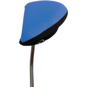 stealth golf club headcover for oversized mallet / 2 ball putter - royal blue