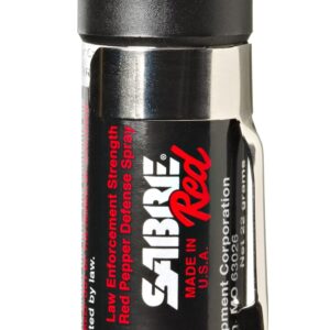 SABRE Red Pepper Spray - Police Strength - Compact Size with Clip (Max Protection - 35 shots, up to 5x's more)