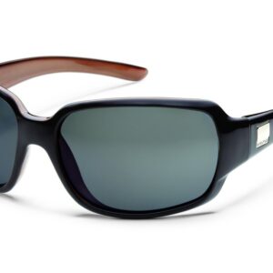 Suncloud Optics Cookie Sunglasses (Black Backpaint with Gray Polarized Polycarbonate Lens)