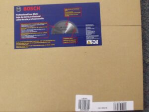 bosch 18" 60t ripping blade part no. pro1860rip