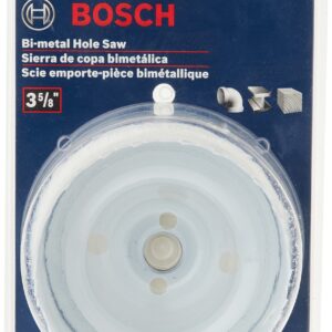 BOSCH HB363 3-5/8 In. Bi-Metal Hole Saw, Silver