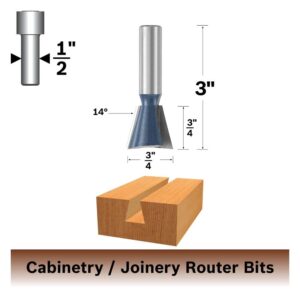 BOSCH 84710M 14 degree x 3/4 In. Carbide Tipped Dovetail Bit