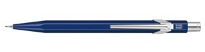 caran d'ache 844 metal mechanical pencil 0.7mm - sapphire blue (844.150)