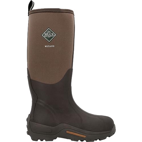 Muck Boot Muck Wetland Rubber Premium Men's Field Boots,Bark,Men's 6 M/Women's 7 M