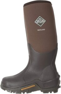 muck wetland rubber premium men's field boots,bark,men's 13 m/women's 14 m