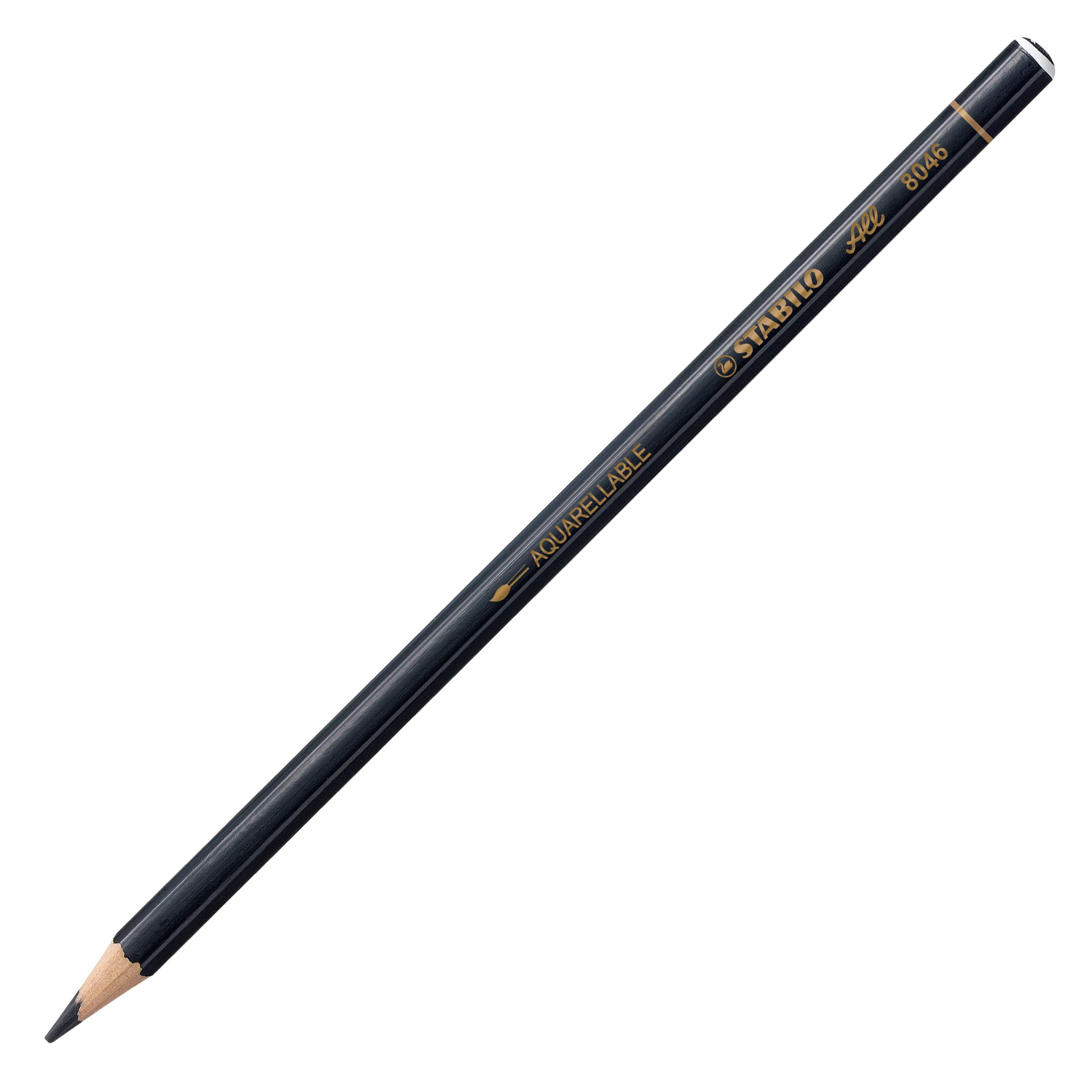 STABILO All-STABILO Colored Pencil For Film & Glass, Black