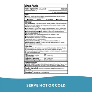 Nature's Way Umcka ColdCare Soothing Hot Drink - Homeopathic – With Pelargonium sidoides 1X- Helps Shorten Duration of Colds - Soothing Lemon Flavored - Suitable for Ages 6+ - 10 Packets