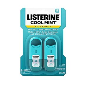 listerine pocketmist cool mint, 2-count (pack of 6)