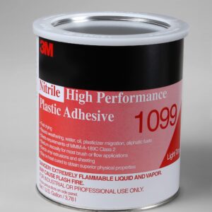 3M Nitrile High Performance Plastic Adhesive 1099, Light Tan