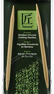 Clover Takumi Bamboo Circular 36-Inch Knitting Needles, Size 10