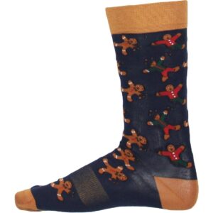 bar iii men's blue holiday socks - blue - 10-13