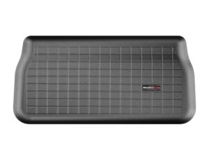 weathertech cargo trunk liner for chrysler pacifica, pacifica hybrid, voyager - behind 3rd row (40950) black