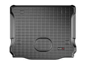 weathertech cargo trunk liner for jeep wrangler unlimited 4-door, wrangler jk unlimited 4-door - behind 2nd row (40745) black