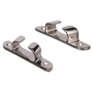 Seachoice 316 Stainless Steel Bow Chocks, 4-3/4 in. Long, Accepts Up to 5/8 in. Line, One Size, Pack of 2