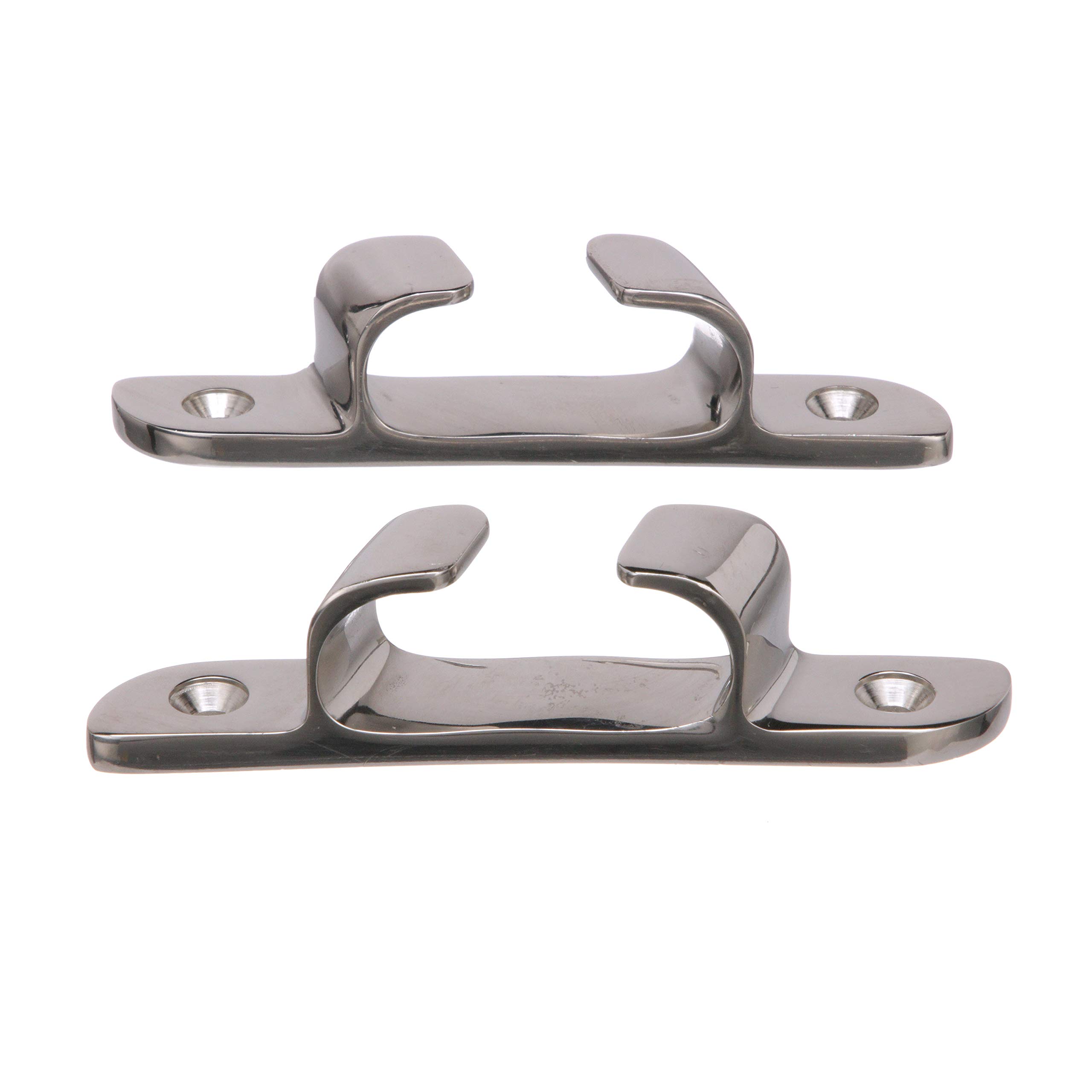 Seachoice 316 Stainless Steel Bow Chocks, 4-3/4 in. Long, Accepts Up to 5/8 in. Line, One Size, Pack of 2