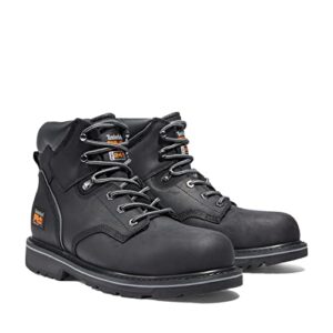 Timberland PRO Men's Pitboss 6" Steel-Toe Boot, Black , 10 D - Medium