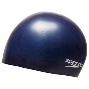 speedo plain moulded silicone swim cap for juniors